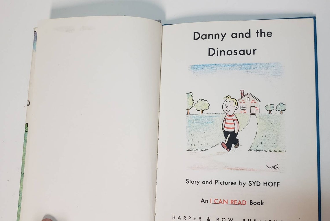 Danny and the Dinosaur by Syd Hoff/1958 Harper & Row Hardcover - Etsy