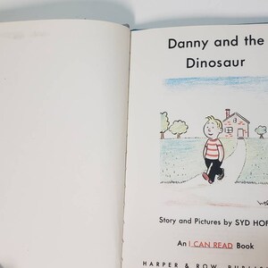 Danny and the Dinosaur by Syd Hoff/1958 Harper & Row Hardcover - Etsy