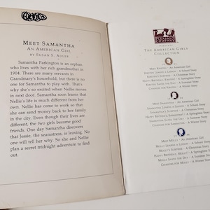 Meet Samantha an American Girl Book One/vintage 1986 Pleasant Company ...