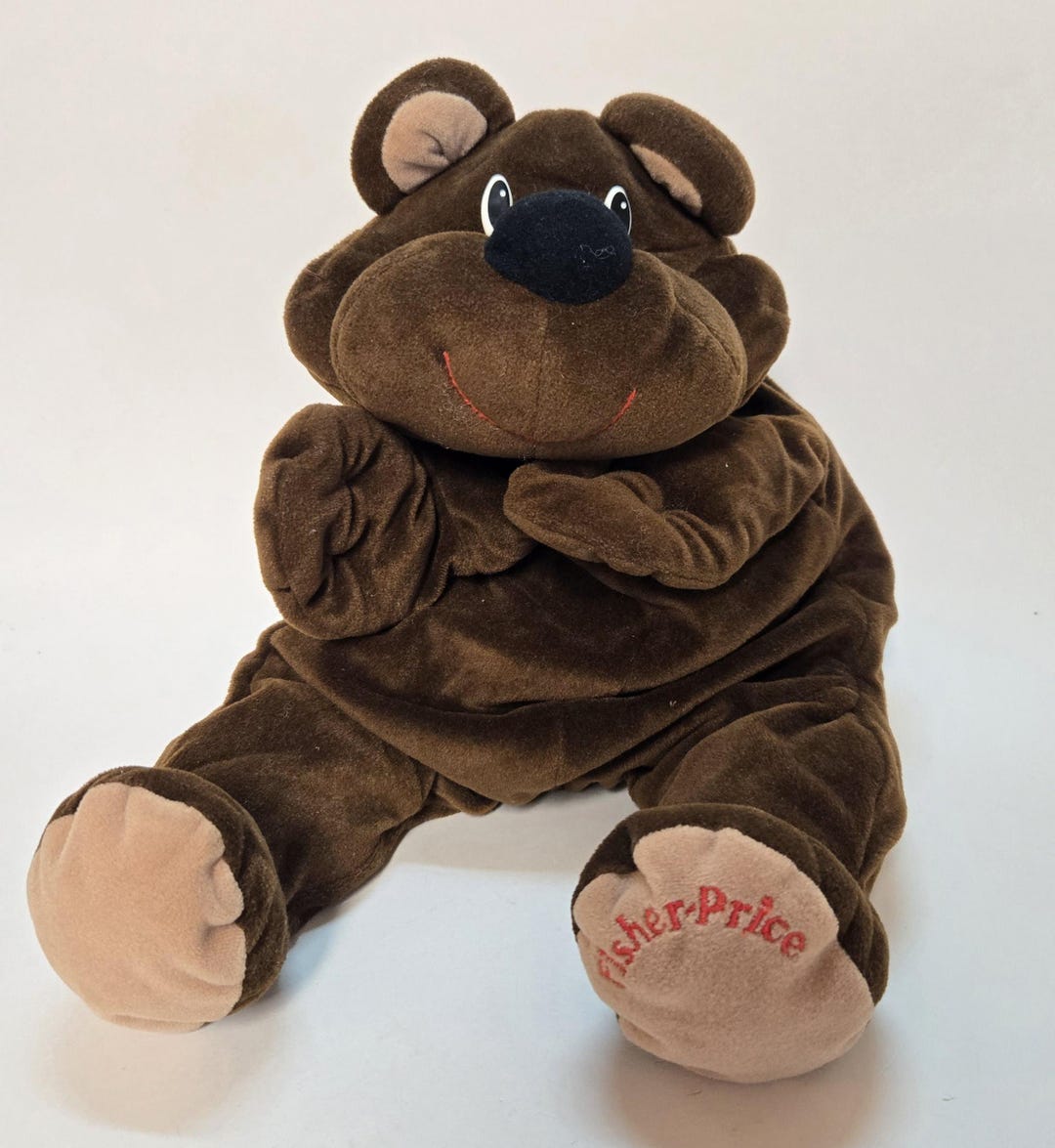 Rumple Bear/vintage 1993 Fisher Price Chocolate Rumple Bear/nostalgic ...