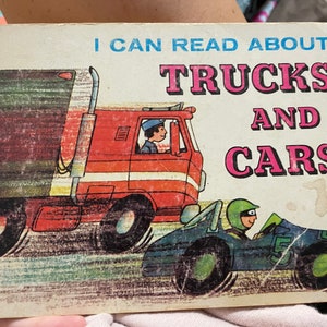 I Can Read About Trucks and Cars Troll Associates Paperback/ Vintage ...