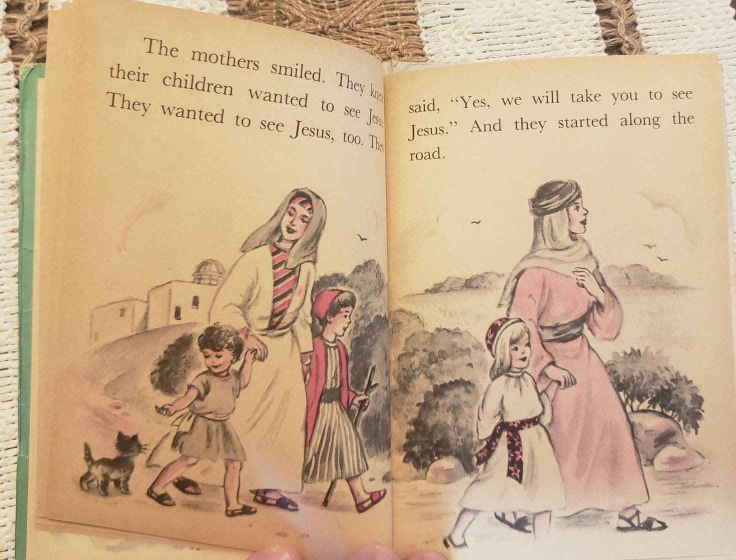 Jesus and the Children by Mary Alice Jones/vintage 1963 Rand - Etsy