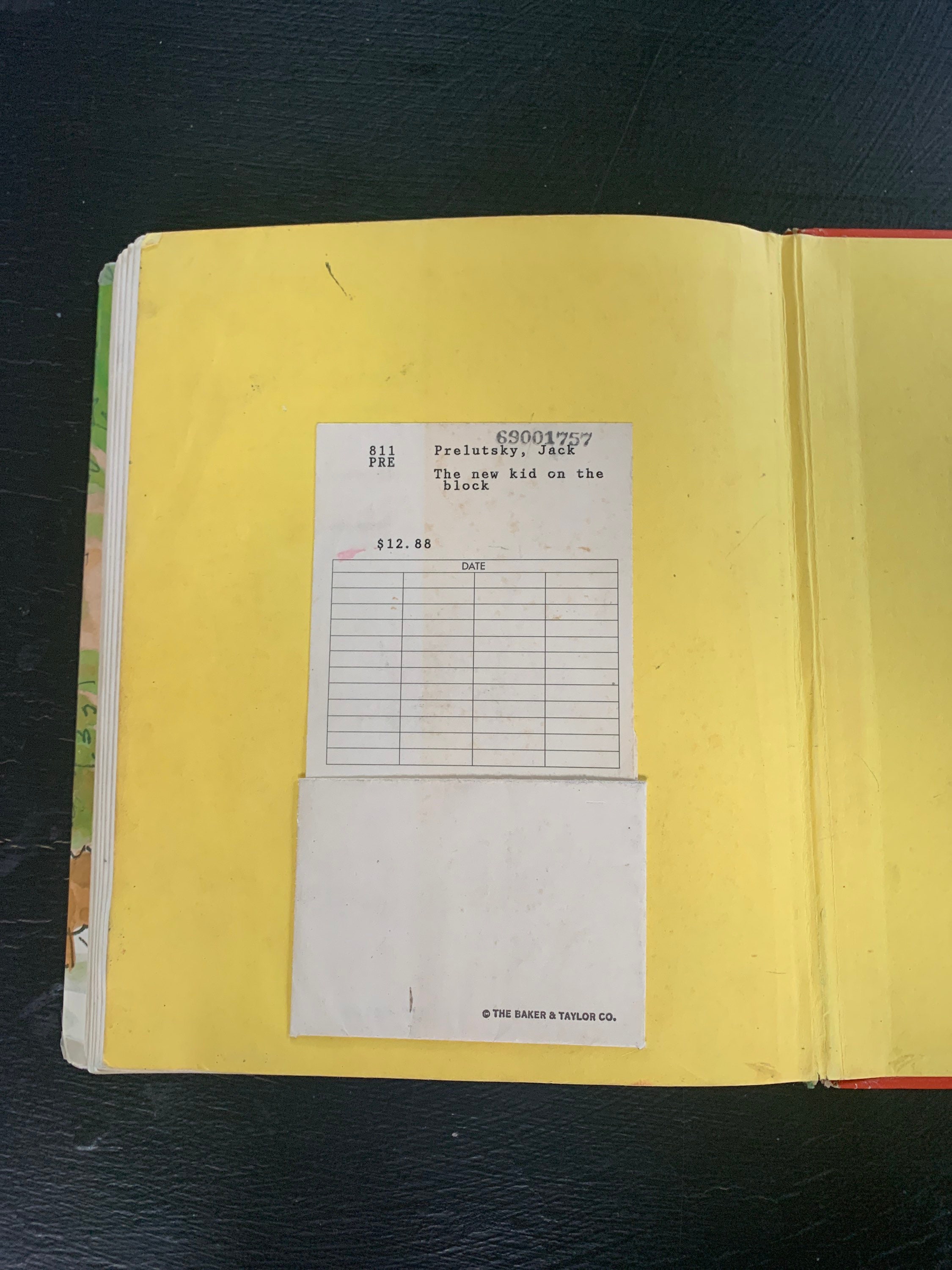 The New Kid on the Block/ Poems by Jack Prelutsky/ Hardcover Book ...