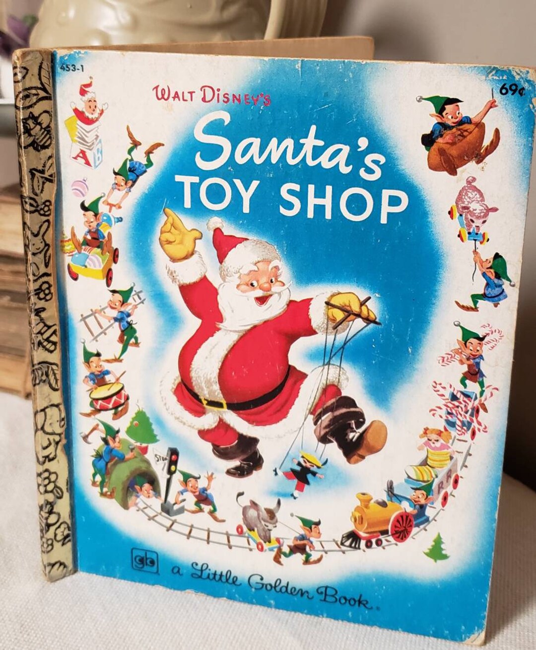 Walt Disney's Santa's Toy Shop/vintage 1979 Little Golden Book ...