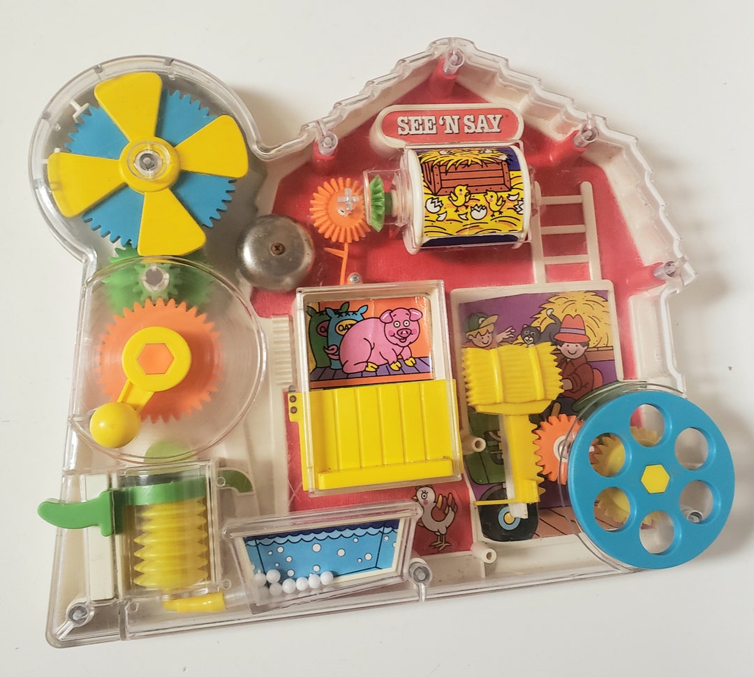 See 'N Say Toddler Busy Toy/vintage 1991 Mattel Toys See N Say Farm Toy ...
