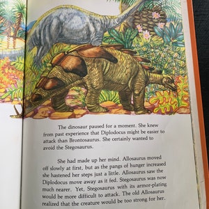 Allosaurus by Ron Wilson/ Hardcover Book/ Vintage 1984/ Childrens Book ...