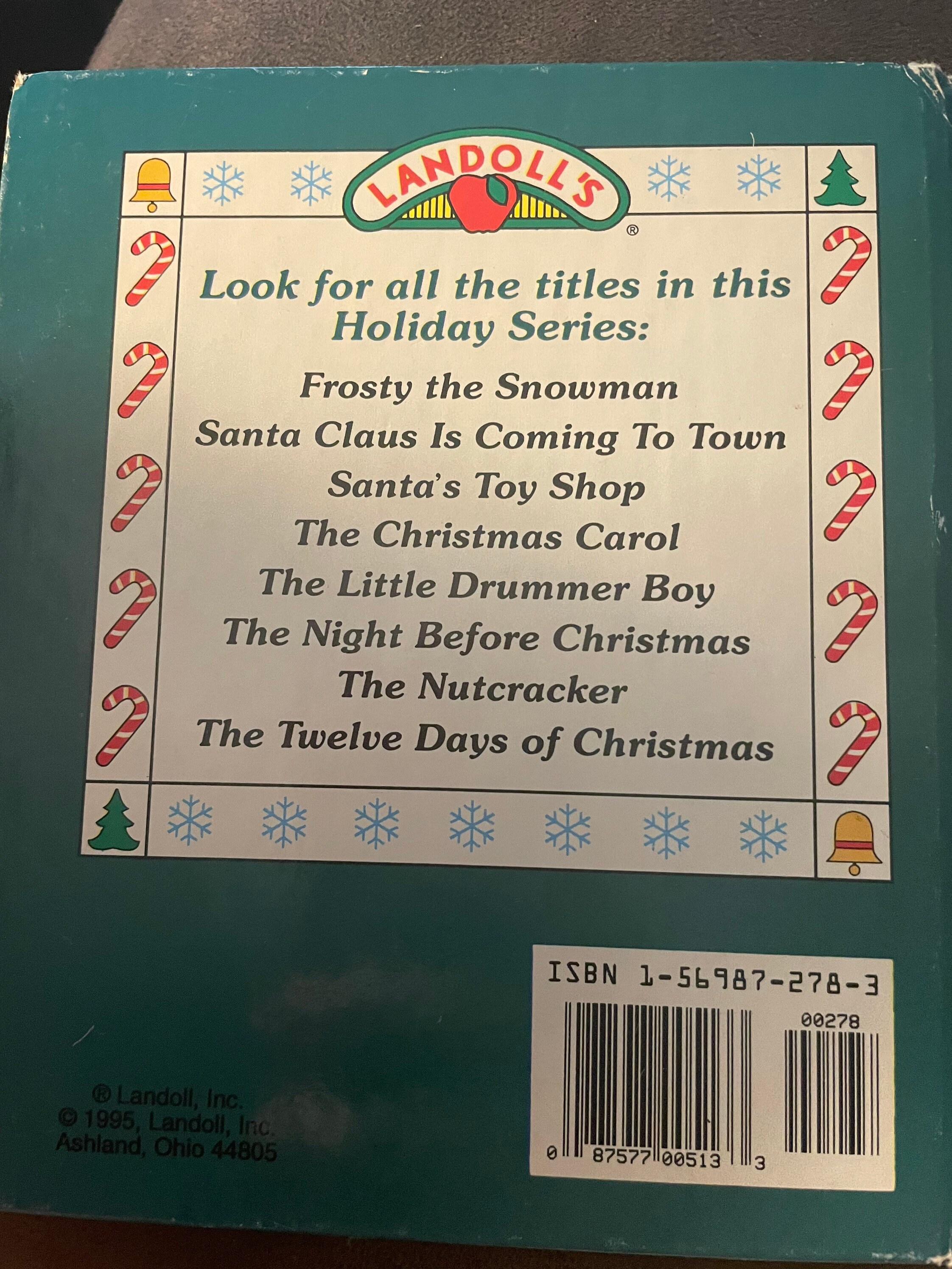 Santa’s Toy Shop Christmas Storybook Little Landoll Book/ Nostalgic ...