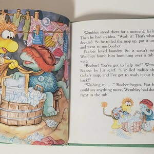 Fraggle Rock Wembly and the Soggy Map by Louise Gikow/vintage 1986 ...
