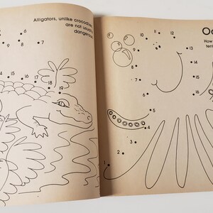 Weird Sea Creatures A Dot to Dot Coloring Book/vintage 1992 Watermill ...