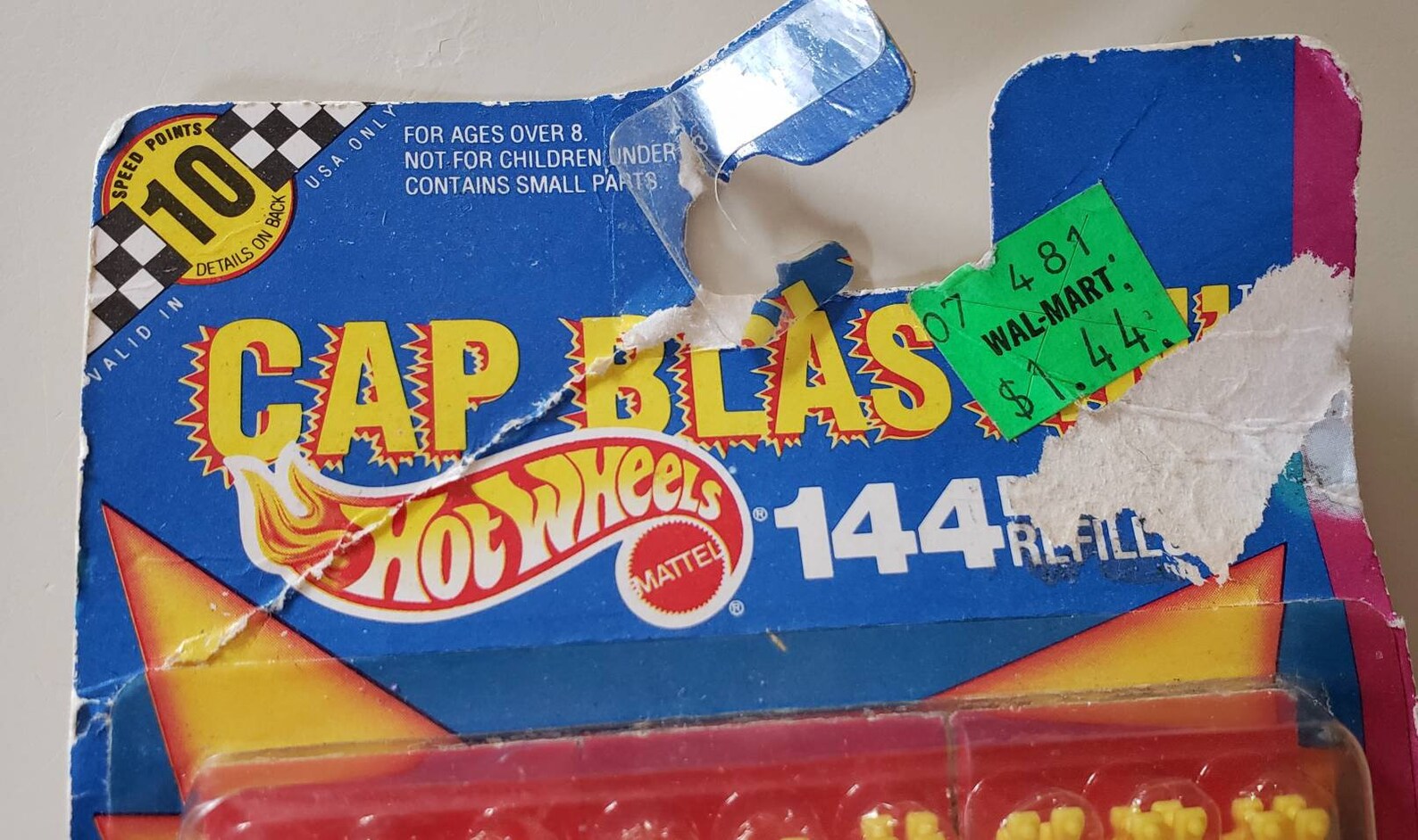 Hot Wheels Cap Blasters Cap Refills/vintage 1991 Mattel Hot - Etsy