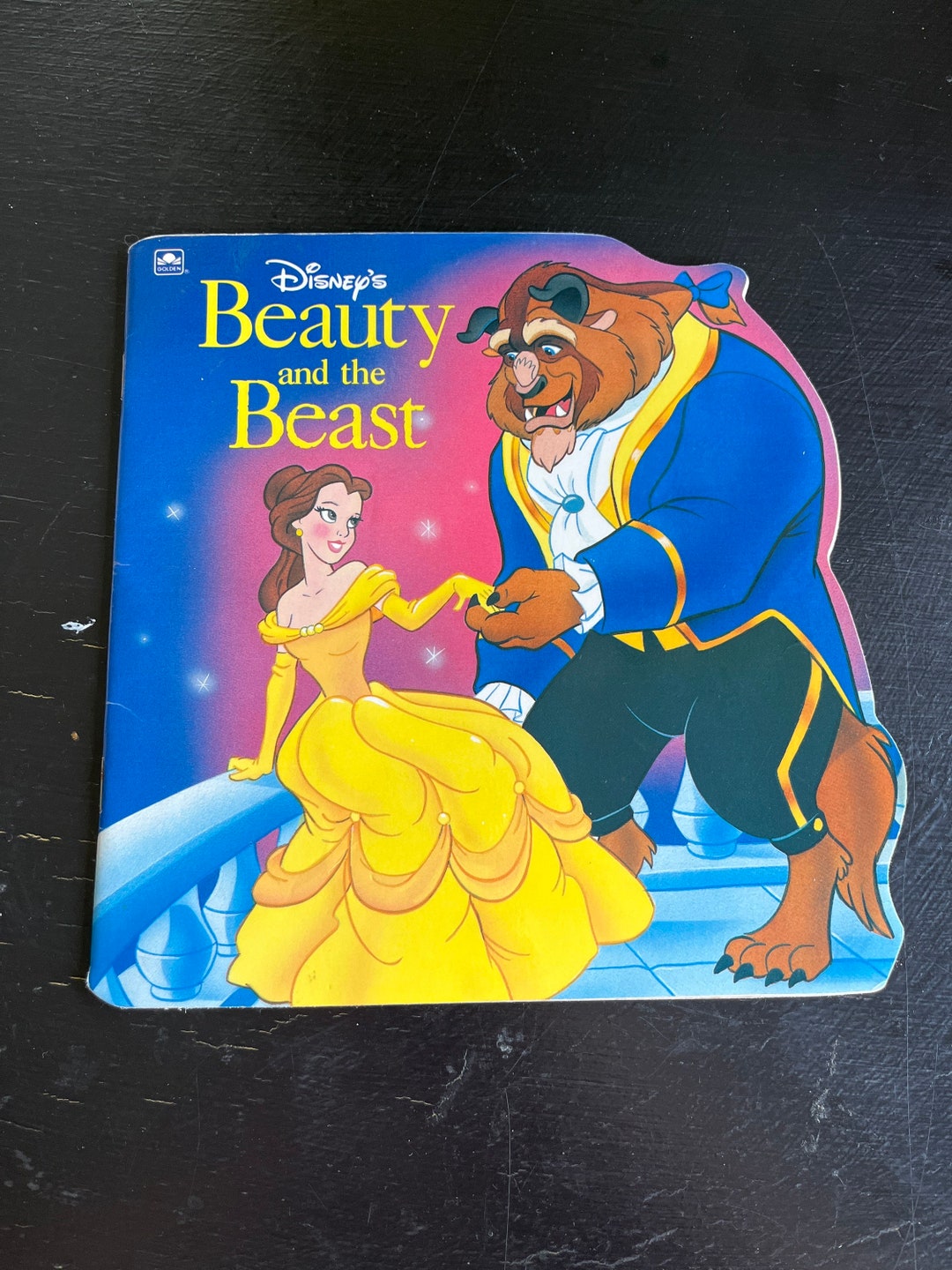 Disney’s Beauty and the Beast/ Golden Shape Book/ Vintage 1992 ...