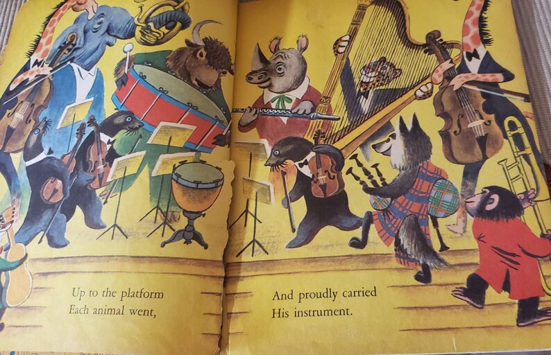 Animal Orchestra by Ilo Orleans/tibor Gergely/vintage 1958 Little ...