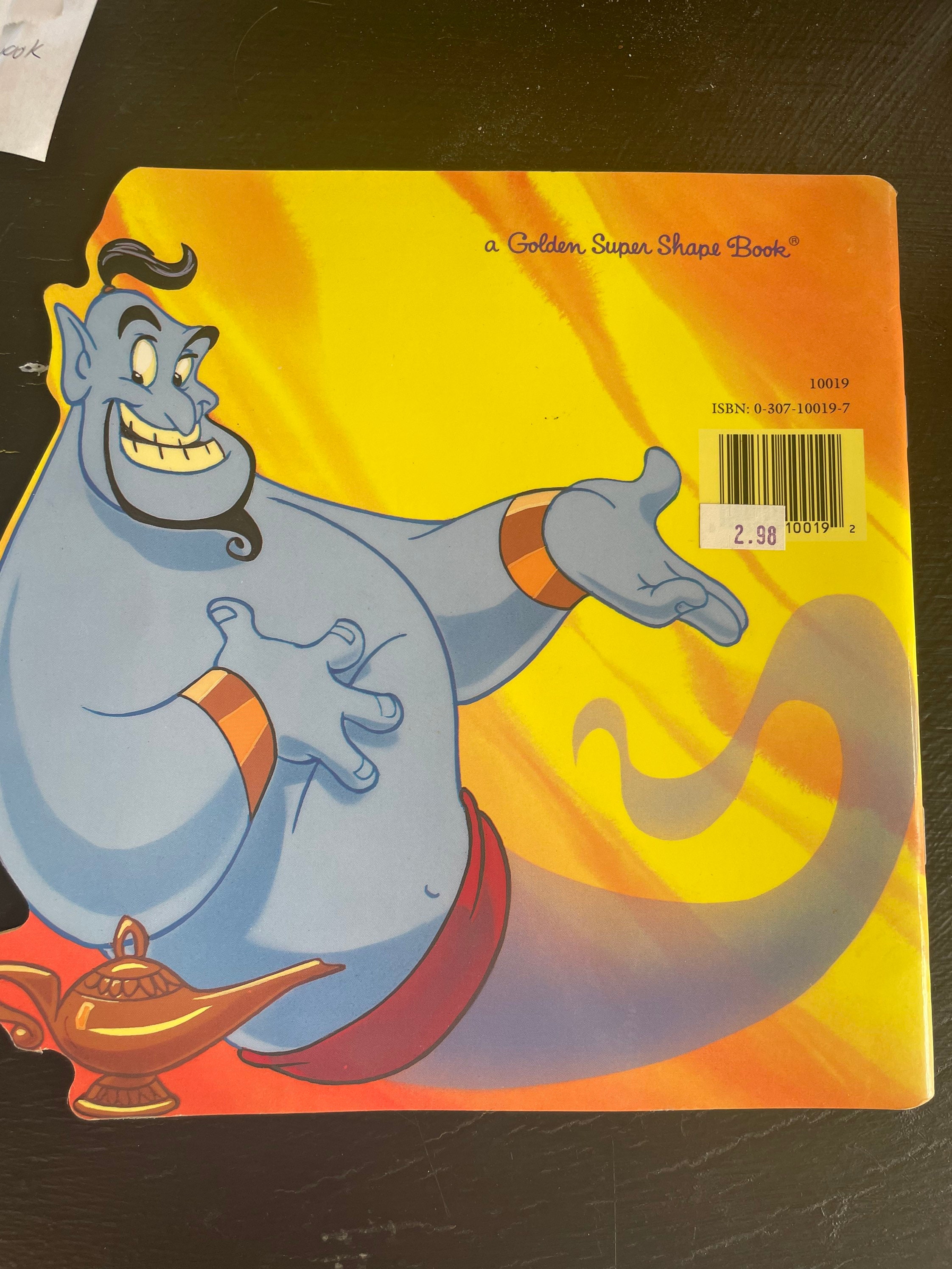 Disneys Aladdin the Genies Tale Golden Shape Book / Nostalgic - Etsy