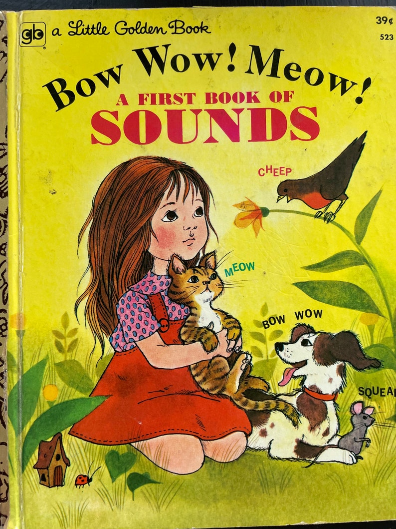 Bow Wow! Meow! A First Book of Sounds A Little Golden Book/ Vintage ...