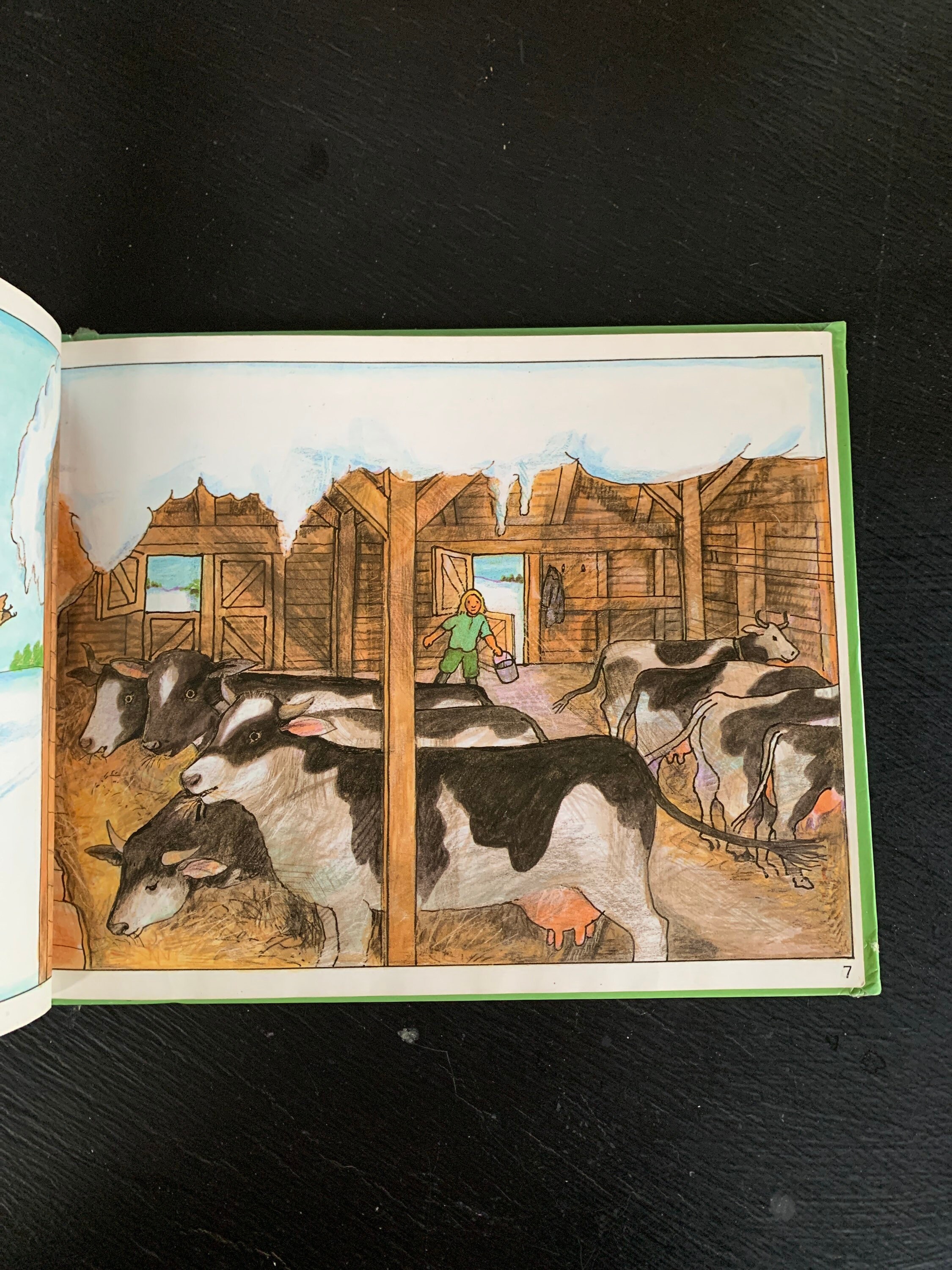 Milk From Cow to Carton by Aliki/ Perma Bound Ex Library Book/ - Etsy