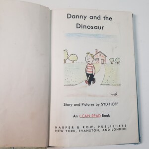 Danny and the Dinosaur by Syd Hoff/1958 Harper & Row Hardcover Book ...