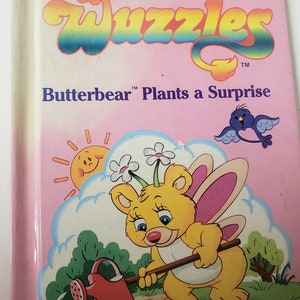 Wuzzles Butterbear Vinly Figure With Book Lot/vintage 1984 Hasbro Toys ...