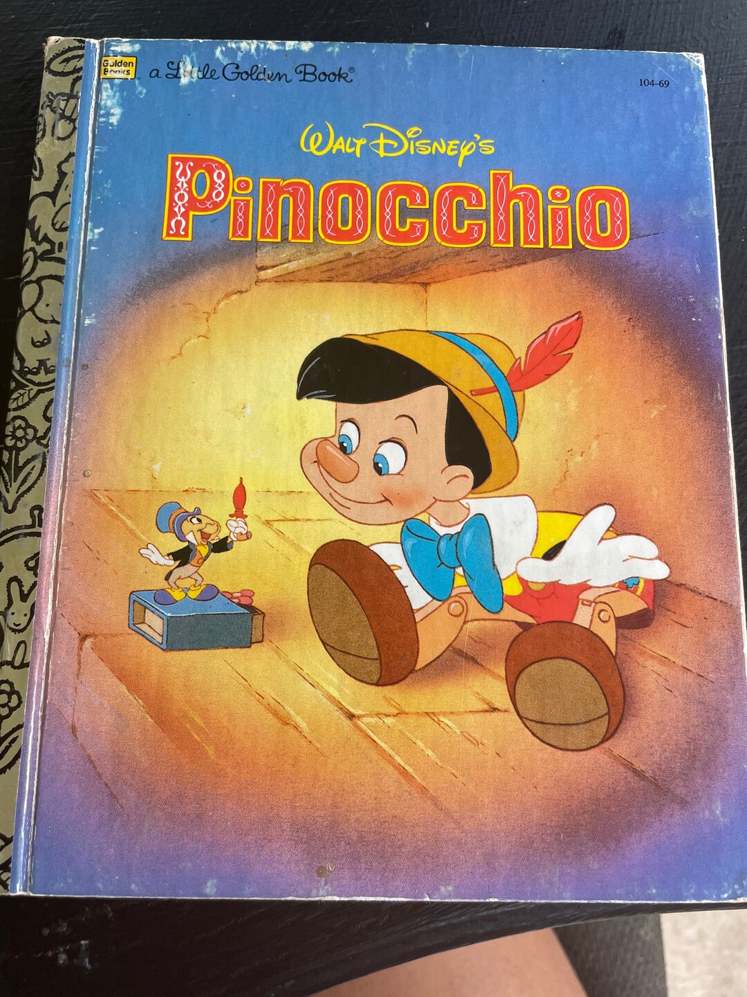 Walt Disney Pinocchio Little Golden Book/ Nostalgic Gift/ Vintage 1996 ...