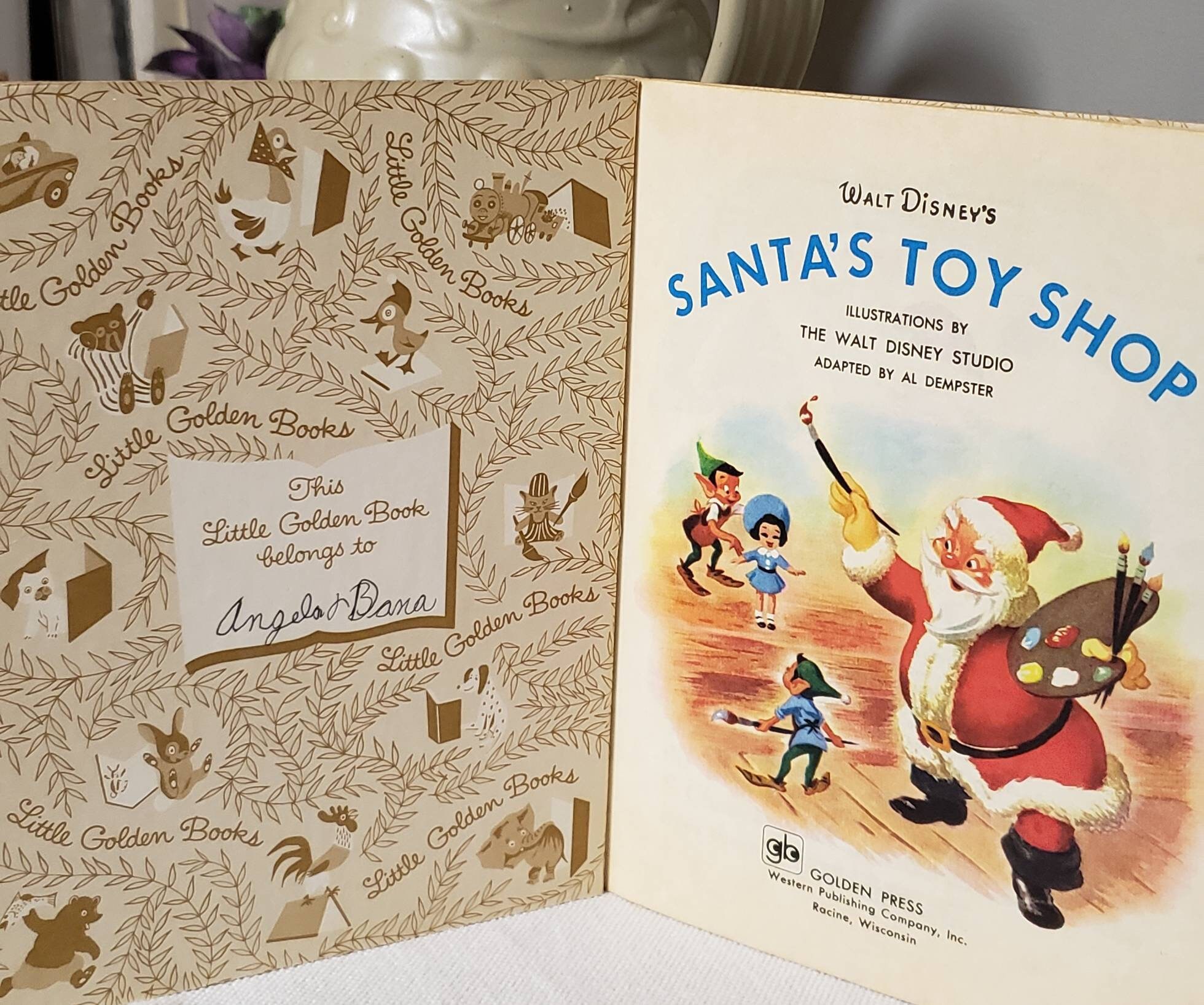 Walt Disney's Santa's Toy Shop/vintage 1979 Little - Etsy