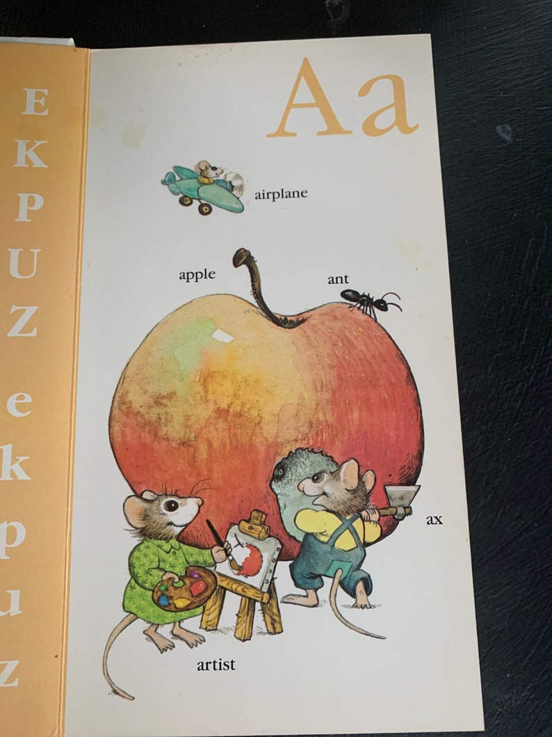 Cyndy Szekeres ABC/ Golden Sturdy Board Book/ Vintage 1983/ - Etsy