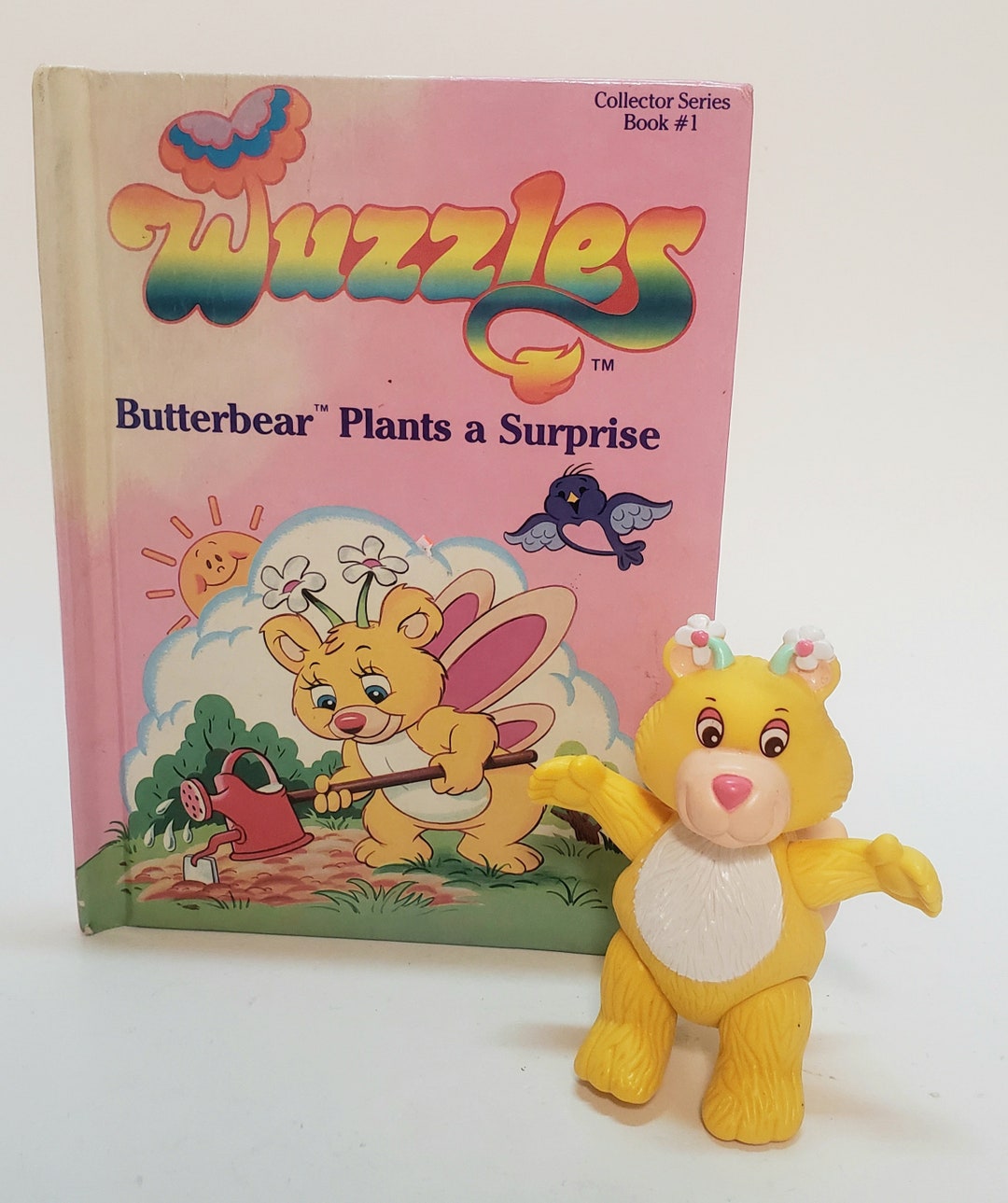 Wuzzles Butterbear Vinly Figure With Book Lot/vintage 1984 Hasbro Toys ...