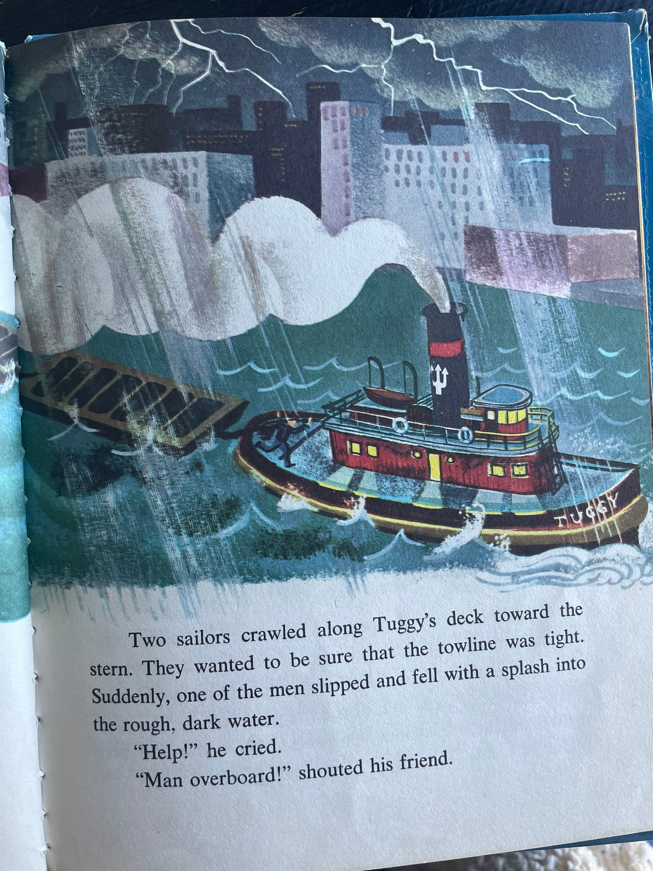Tuggy the Tugboat/vintage 1977 Wonder Books/childrens Book/ - Etsy