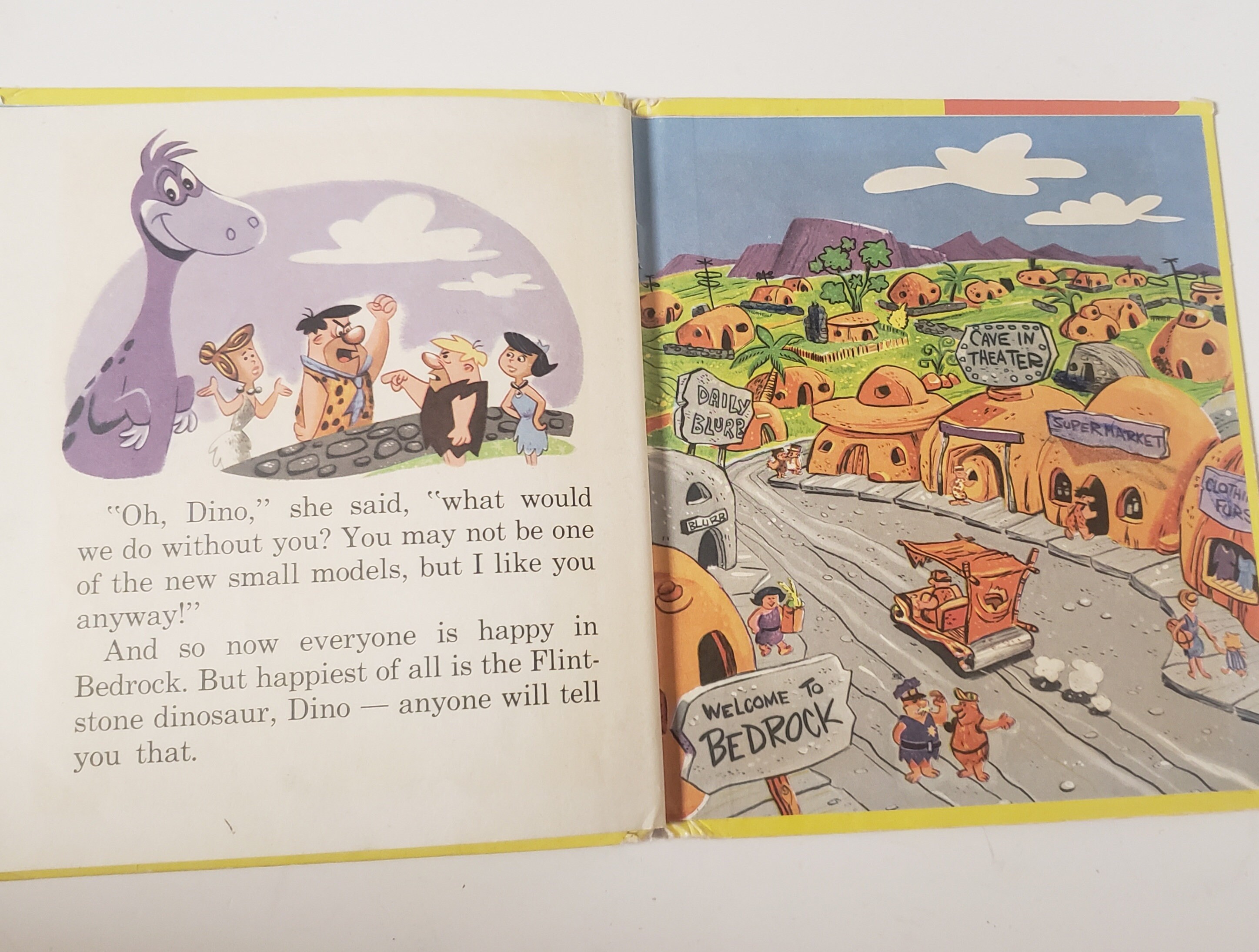 The Flintstones and Dino by Kay Rausch Patrinos/vintage 1961 Whitman ...