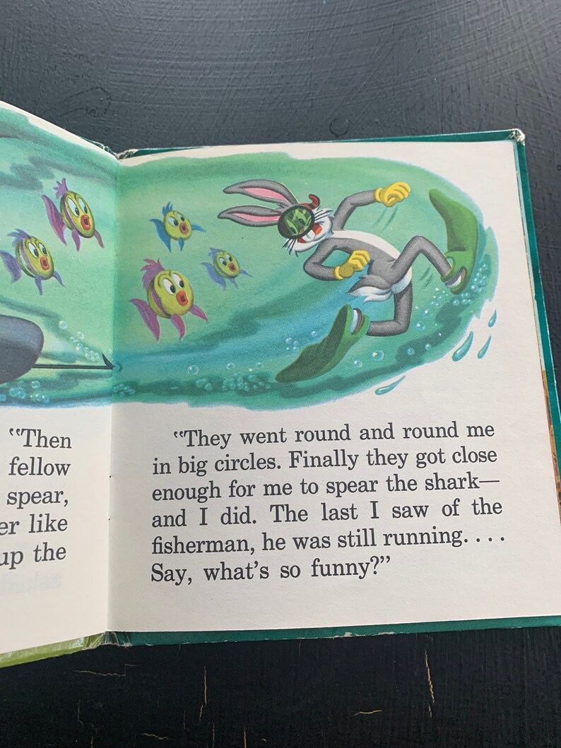 Bugs Bunny in Something Fishy/ Vintage 1955 Whitman Tell A - Etsy