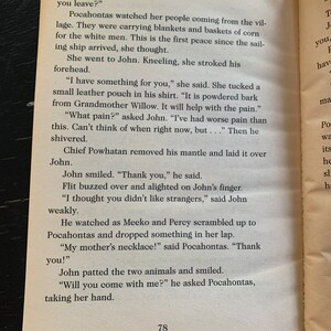 Disneys Pocahontas Disney Press Paperback/ Vintage 1995/ Childrens Book ...