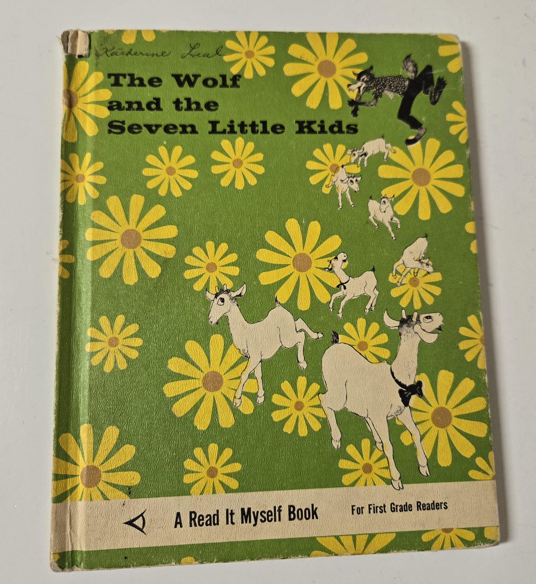 The Wolf and the Seven Little Kids Adapted by Frances K Pavel/vintage ...