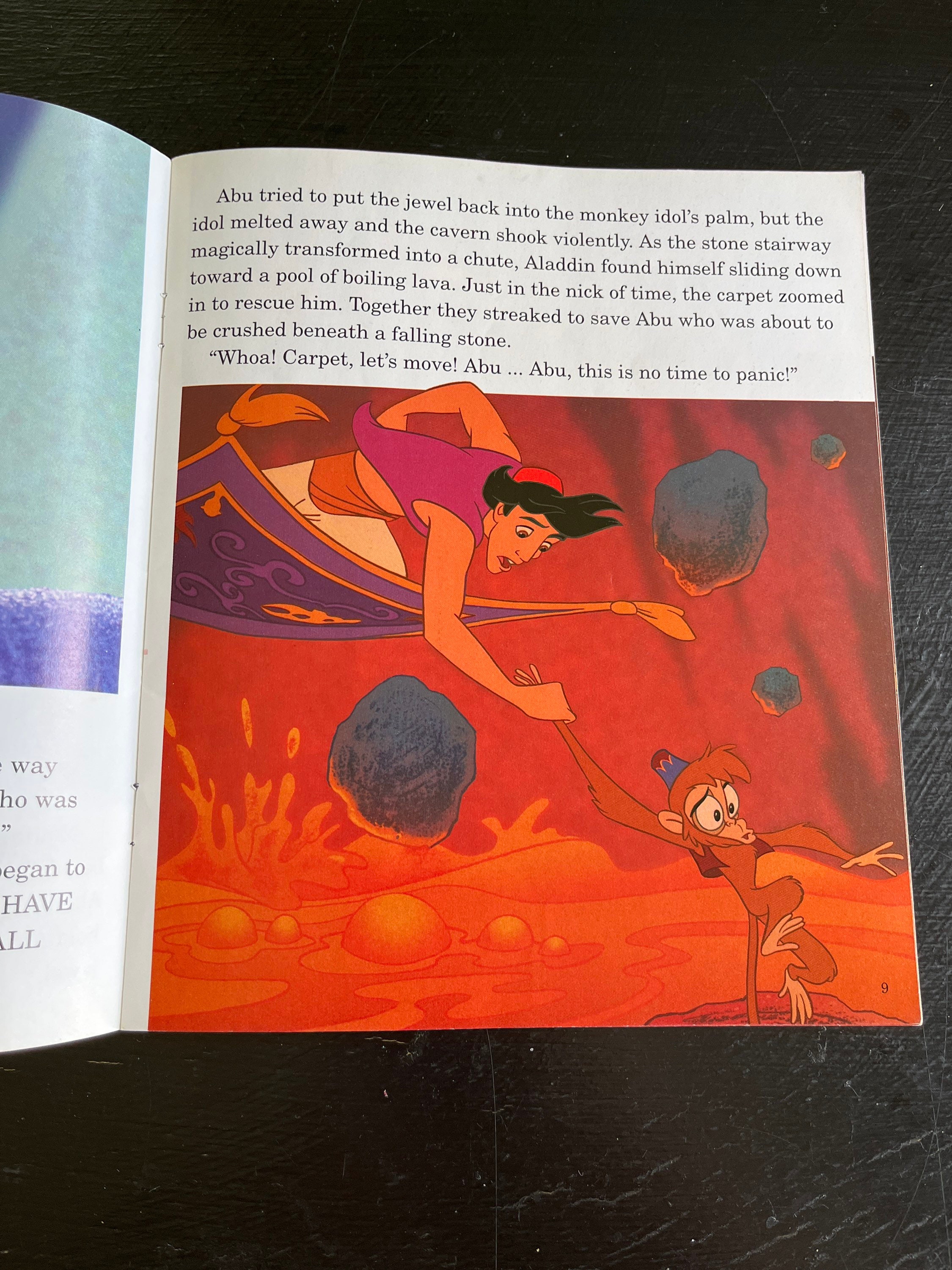 Disneys Aladdin Adventure In The Cave Of Wonders Read Along Etsy