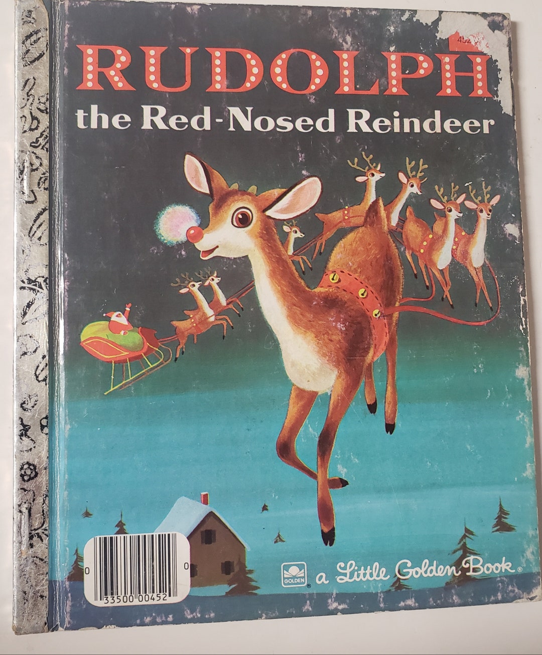 Rudolph the Red-nosed Reindeer by Barbara Shook Hazen/vintage 1980s ...