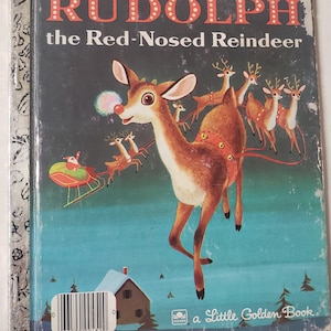Rudolph the Red-nosed Reindeer by Barbara Shook Hazen/vintage 1980s ...