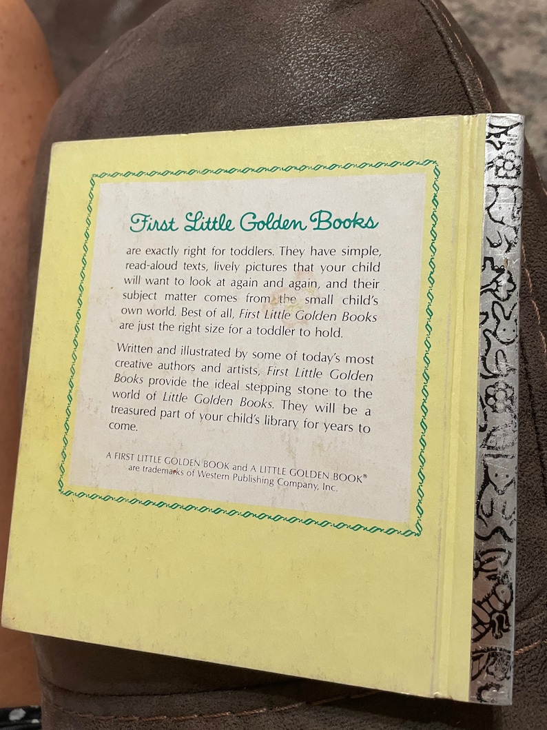 My Book of Words First Little Golden Book/ Nostalgic Gift/ Vintage 1982 ...