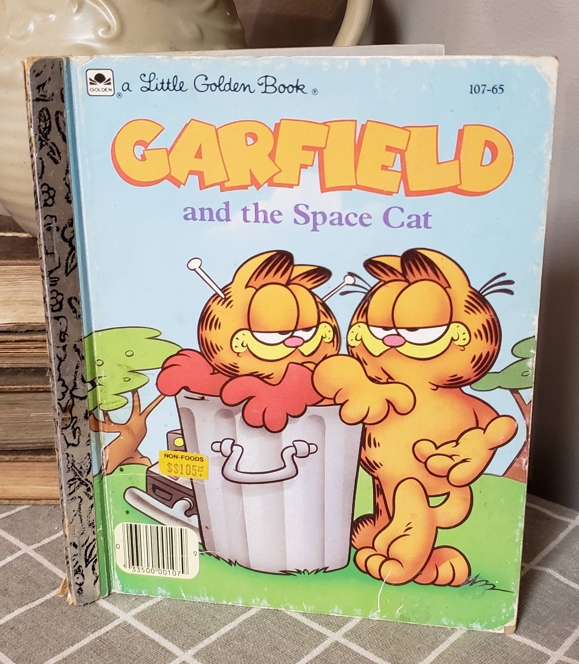 Garfield and the Space Cat by Jim Davis/vintage 1988 Little Golden Book ...