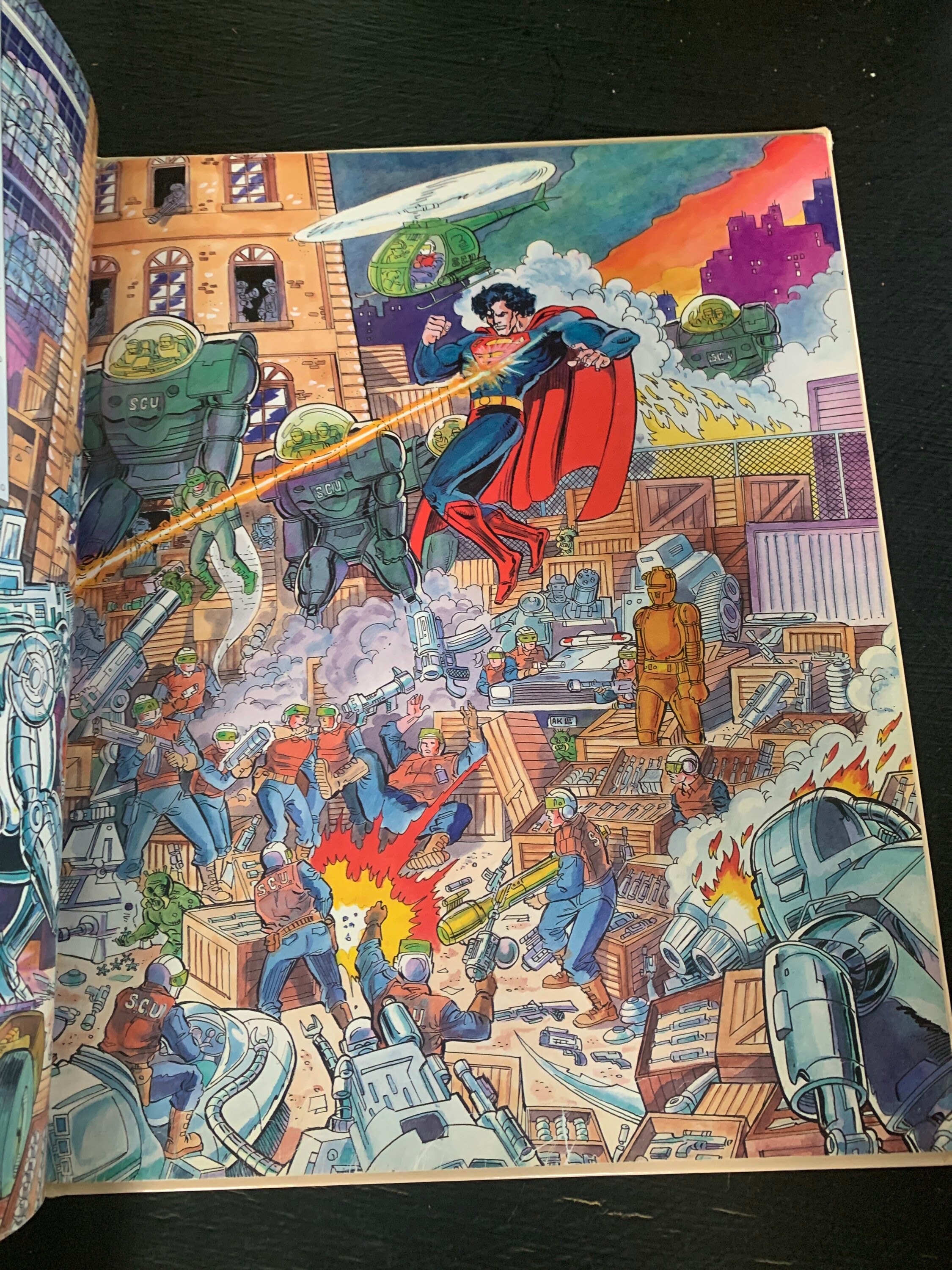 Look and Find: Superman by Joe Edkin/ Hardcover Look and Find - Etsy