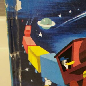 The Terrytoon Space Train/vintage 1958 Wonder Bookd/nursery/baby Shower ...