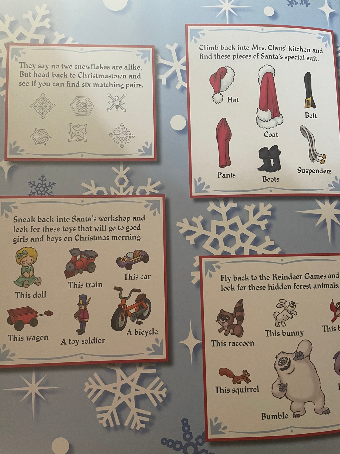 Rudolph the Red Nosed Reindeer Look and Find Book/ Nostalgic - Etsy