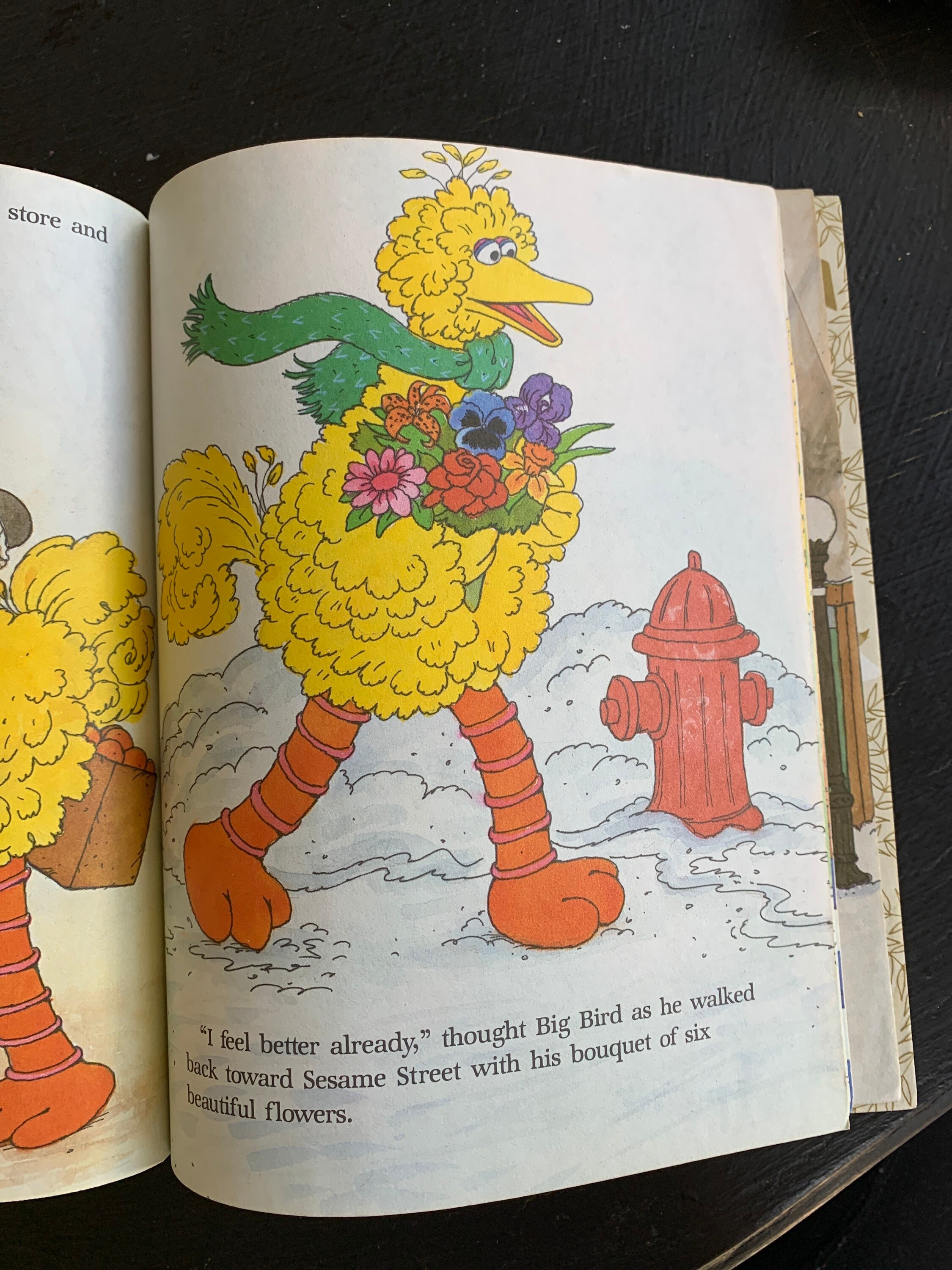 Sesame Streets Big Bird Brings Spring to Sesame Street/ | Etsy