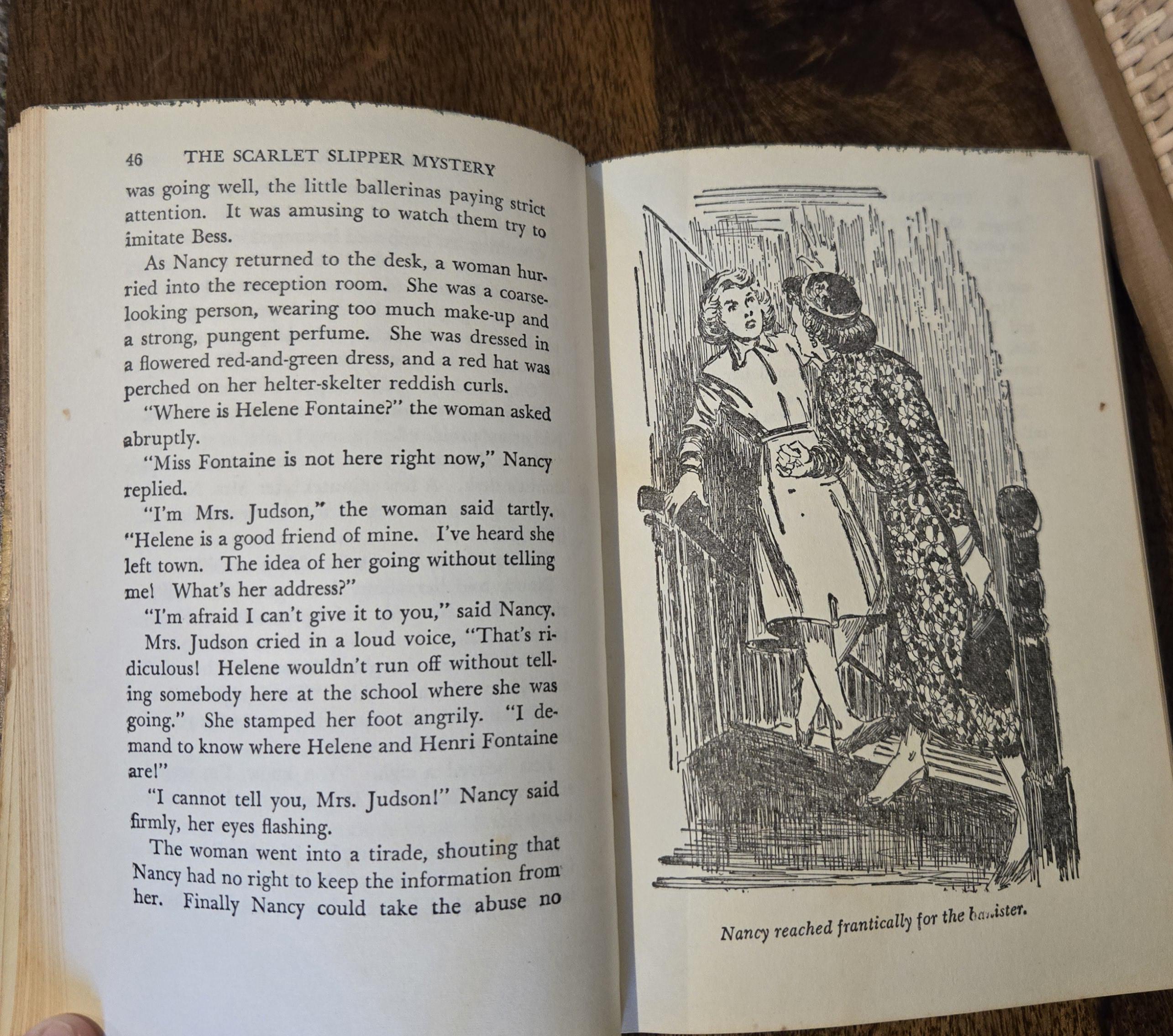 The Scarlet Slippery Mystery Nancy Drew Mystery Book #32 by Carolyn ...
