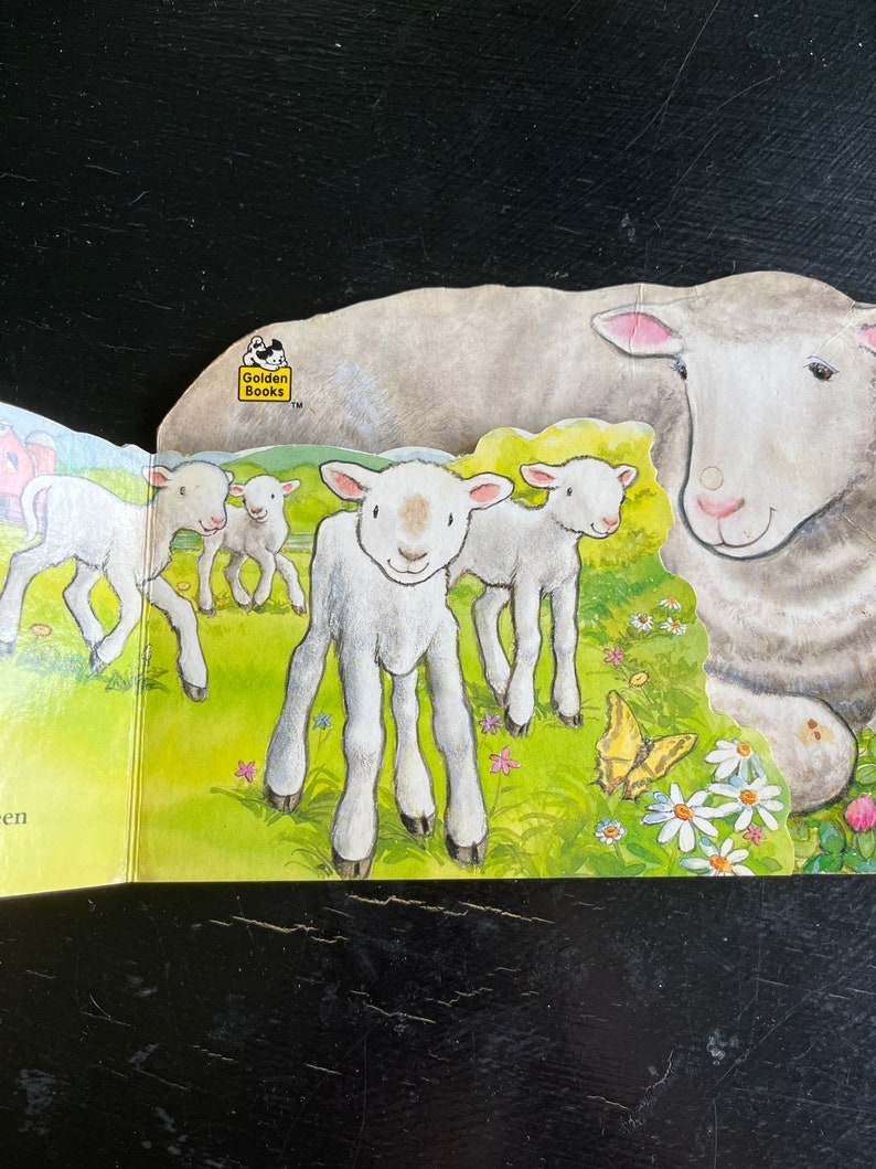 The Little Lambs/ Golden Books/ Board Book/ Vintage 1995/ - Etsy