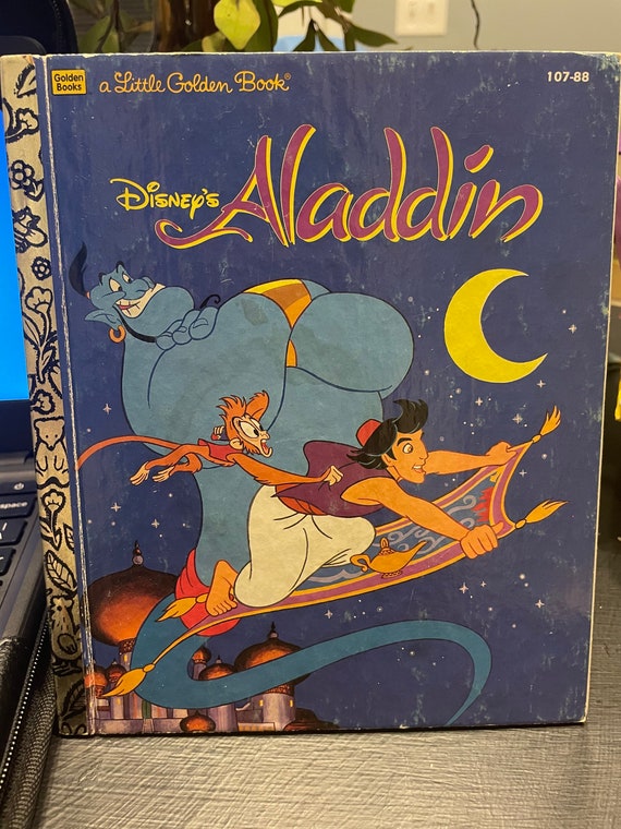 Disneys Aladdin Little Golden Book / Nostalgic Gift/ Vintage | Etsy
