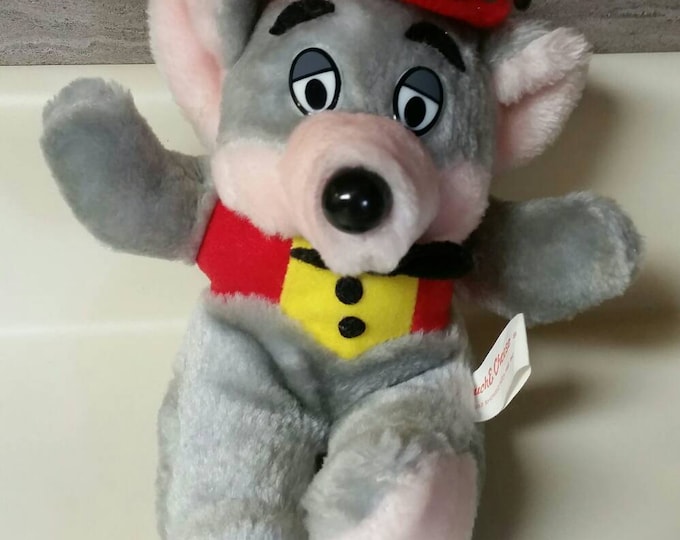 Chuck E Cheese Plush Toy/1992 Chuck E Cheese Restaurant Promotional Toy ...