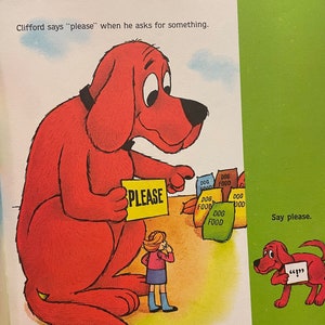 Clifford’s Manner by Norman Bridwell Scholastic Paperback/ Vintage 1987 ...