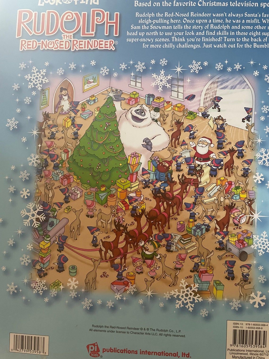 Rudolph the Red Nosed Reindeer Look and Find Book/ Nostalgic - Etsy