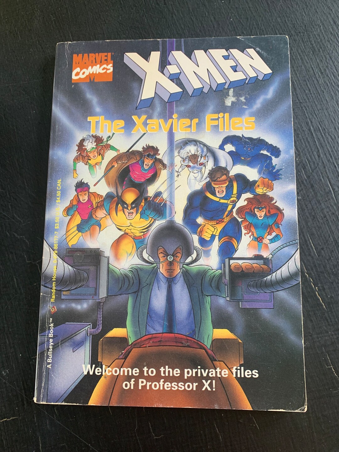 Marvel Comics X-men the Xavier Files/ Paperback Book/ Vintage 1994 ...
