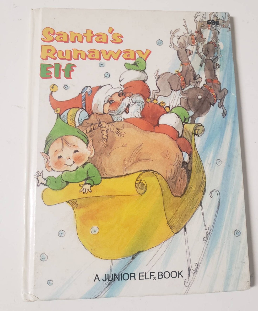 Santa's Runaway Elf by Jean Lewis/vintage 1988 Checkerboard Press ...
