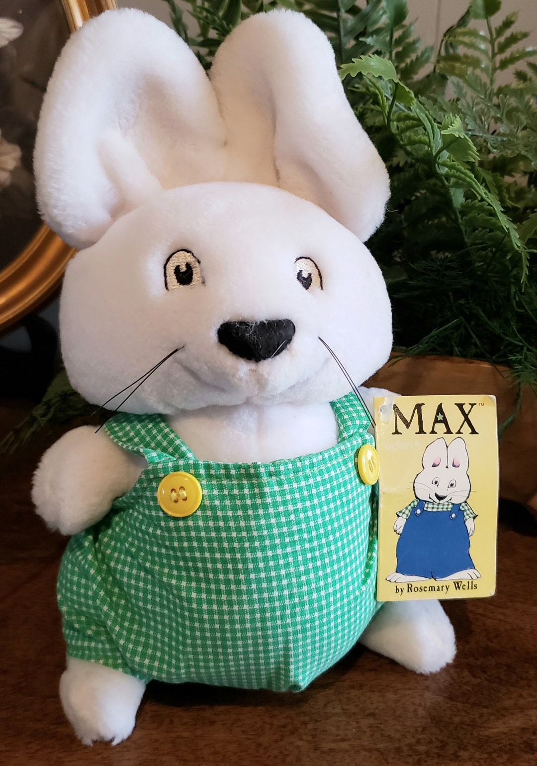 Max by Rosemary Wells Plush Toy/vintage 1997 Eden Toys Plush Max the ...