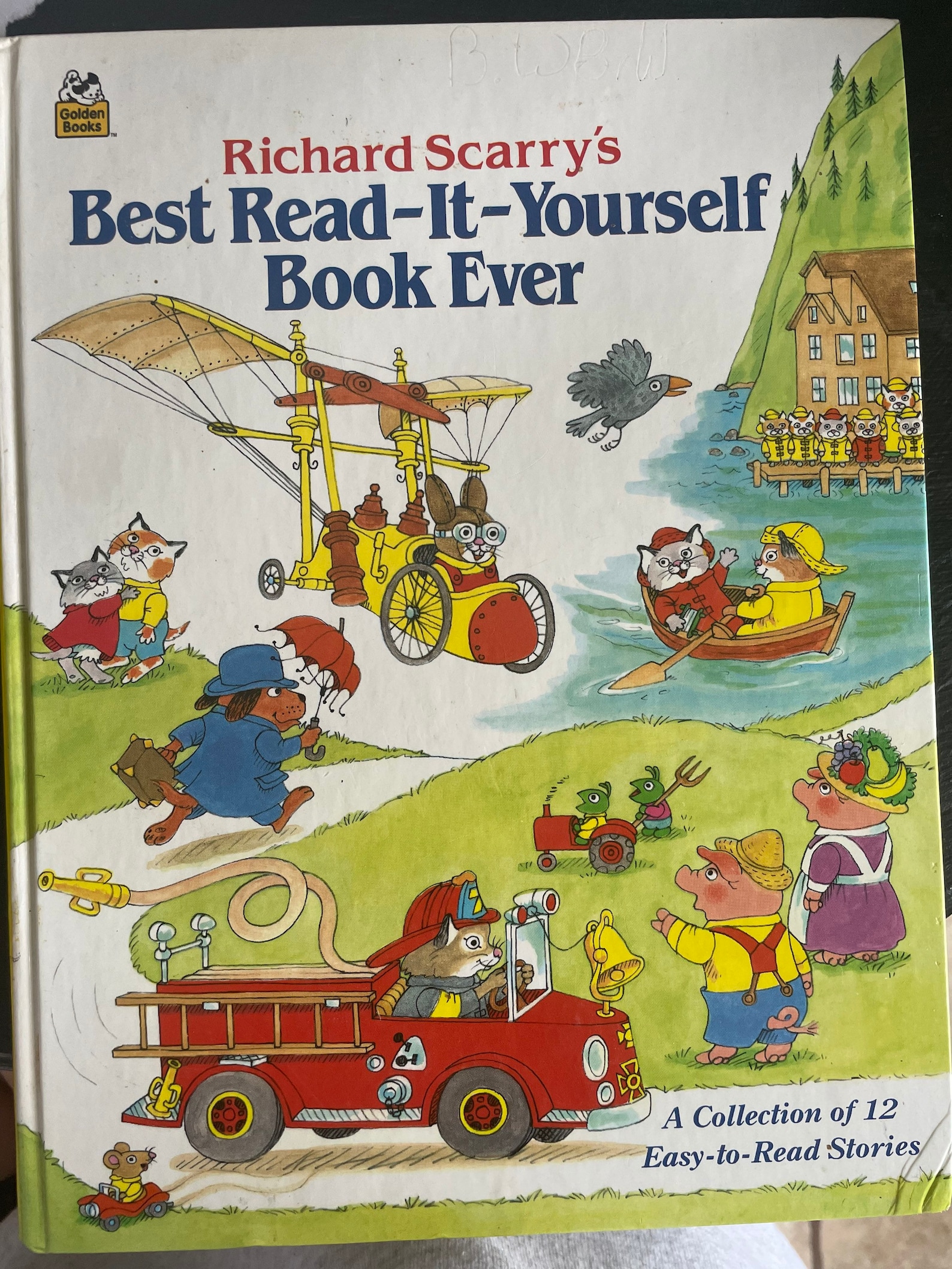 Richard Scarrys Best Read-it Yourself Book Ever Golden - Etsy