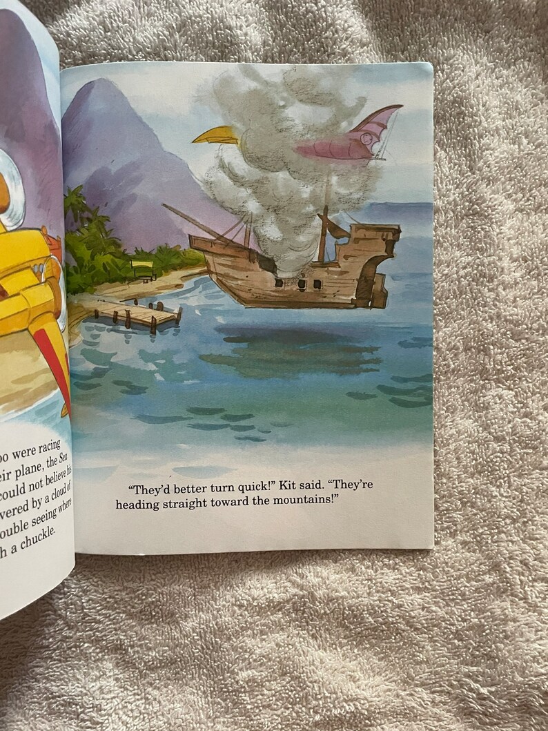 Disneys Tale Spin Ghost Ship Little Golden Book/ Nostalgic - Etsy
